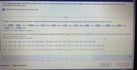 solved help please on developing the subset model i think