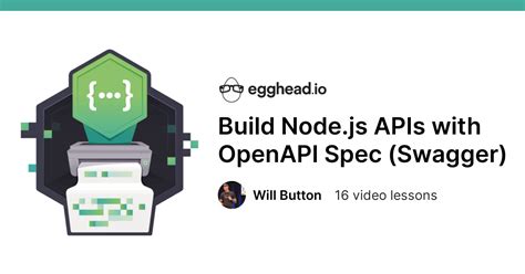 build node js apis with openapi spec swagger