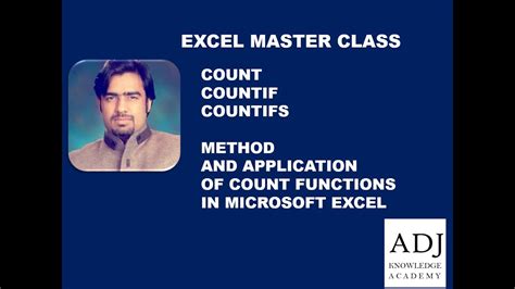 Ms Excel Count Functions Youtube