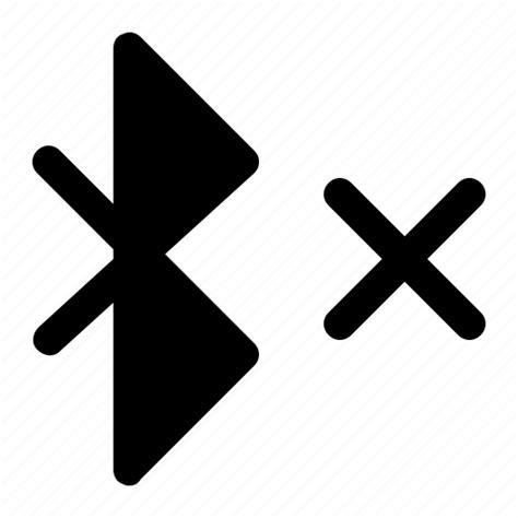 Bluetooth Connection Mobile Network Off Icon