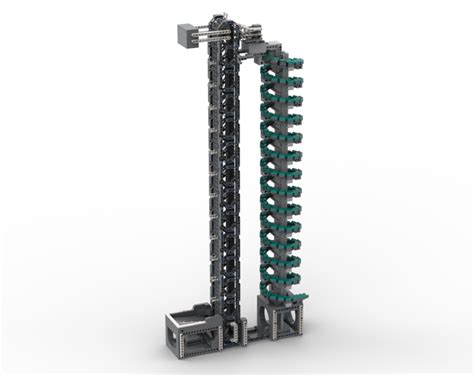 Lego Moc Conveyor With Cheese Spiral By Jude The Lego Dude Rebrickable Build With Lego