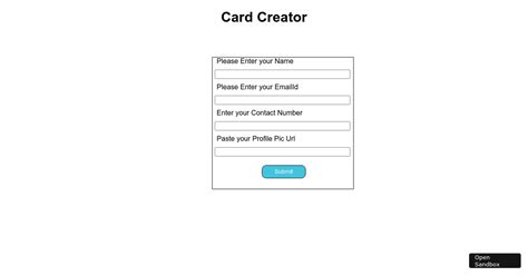 React Codesandbox