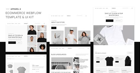 Fashion Ecommerce Shop Webflow Template And Ui Kit Apparel X Brix