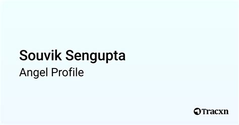 Souvik Sengupta 2025 Portfolio Tracxn