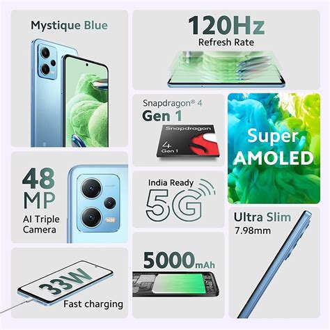 Buy Redmi Note G Gb Ram Gb Mystique Blue Online Croma