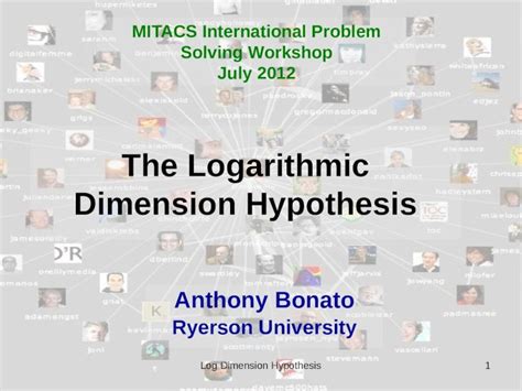 Pptx Log Dimension Hypothesis1 The Logarithmic Dimension Hypothesis