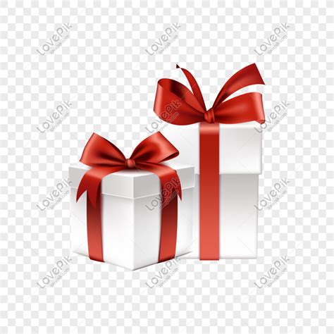 벡터 손으로 그린 입체 선물 상자 Png 일러스트 무료 다운로드 Lovepik