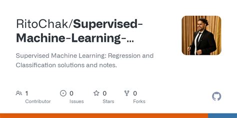 Github Ritochaksupervised Machine Learning Regression And