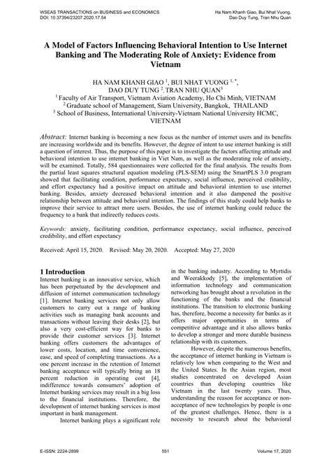 Pdf A Model Of Factors Influencing Behavioral Intention To Use