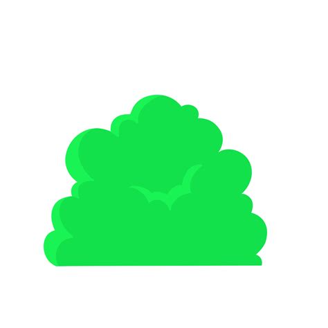 Green Bush Flat 27386933 Png