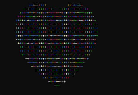 了用C语言编程画了一个爱心表白 用c语言编写一个爱心的程序