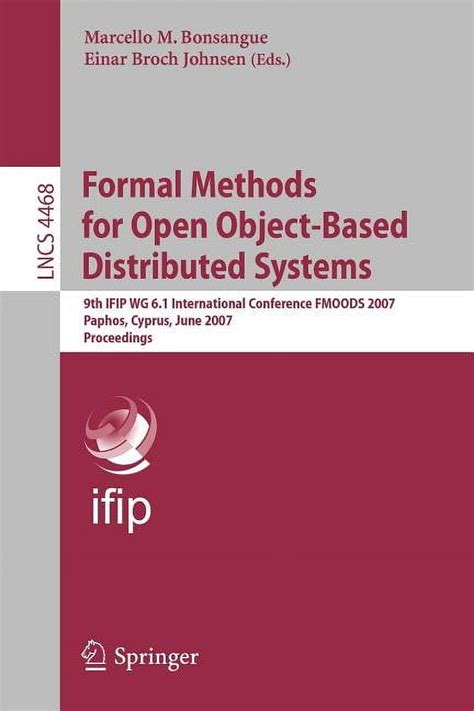Lecture Notes In Computer Science Formal Methods For Open Object Based