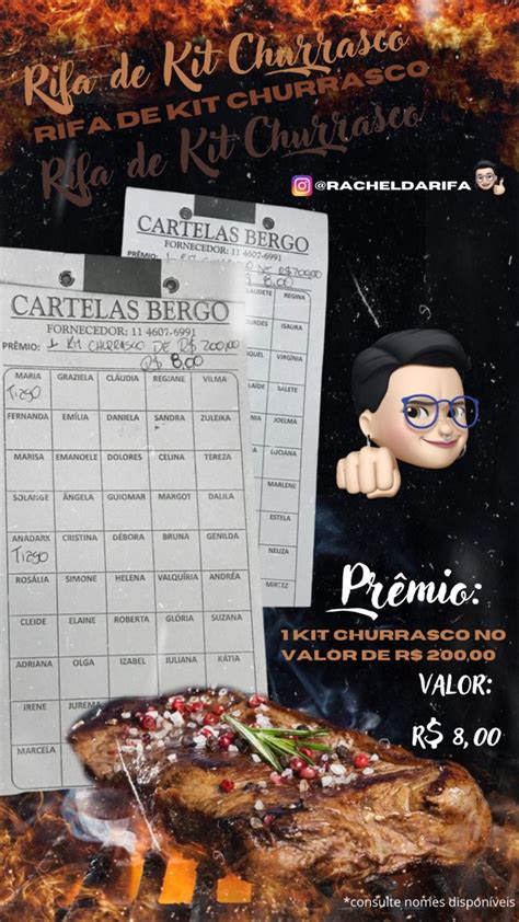 Flyer De Rifa Para Instagram Salete Valquíria