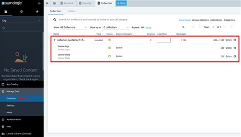 Tutorial Collecting And Analyzing Docker Container Logs With Sumo