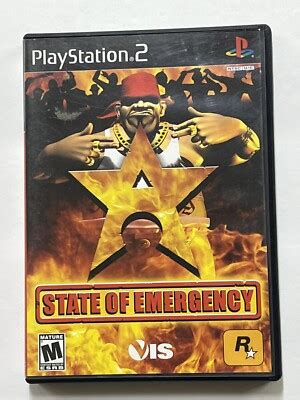 State Of Emergency Video Game Sony Playstation 2 Complete Tested