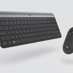 Logitech MK Slim Wireless Keyboard And Mouse Combo Brings Modern Simplicity To Your Desktop