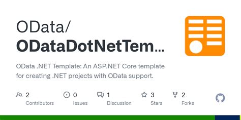 Github Odataodatadotnettemplate Odata Net Template An Aspnet
