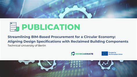 New Publication Streamlining Bim Based Procurement For A Circular