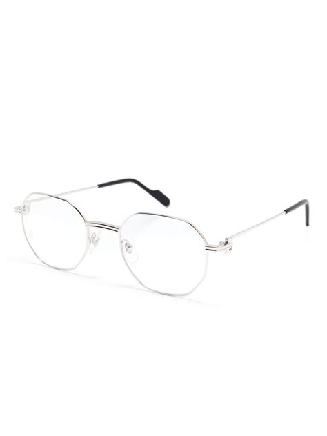 Cartier Eyewear Première De Cartier Glasses Silver Farfetch