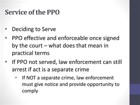Ppt Managing Ppo Issuance Aftermath Strategies Implementation And Enforcement Powerpoint