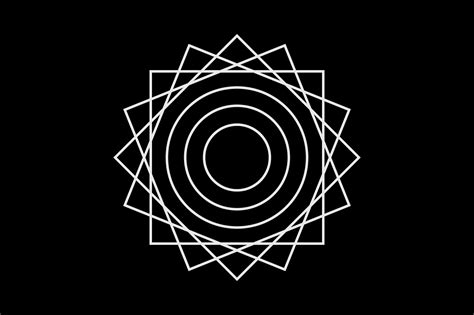 Universal Shape Circle Square Pattern Graphic By Yellowhellow