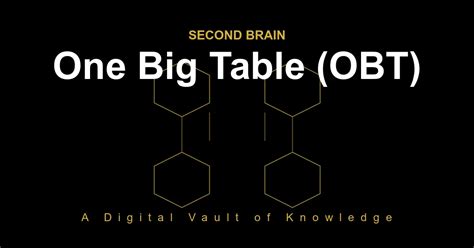 One Big Table Obt