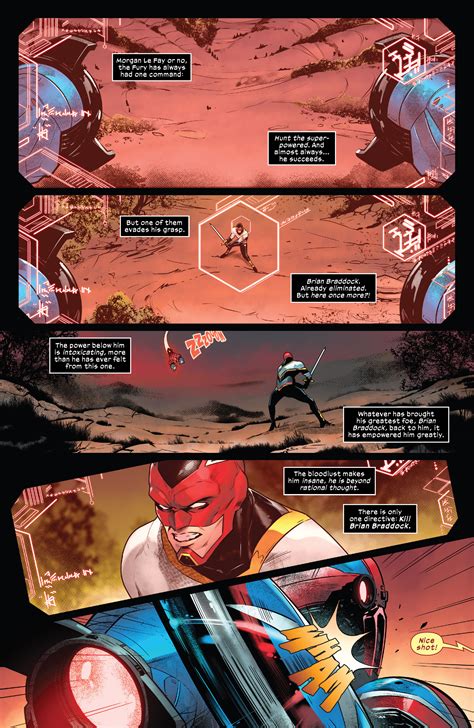Read Online Betsy Braddock Captain Britain Comic Issue 4