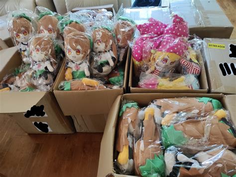 An Army Of Okuu And Clownpiece Plushies R Touhou