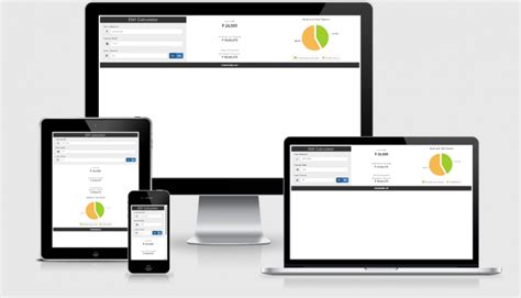 Mobile Friendly Emi Calculator Widget
