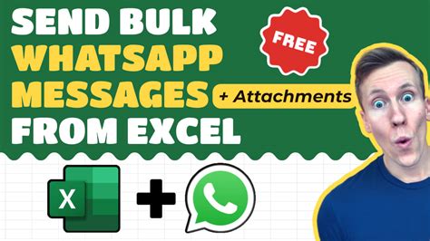 How To Send Whatsapp Messages Attachments Using Excel In 2025 Free