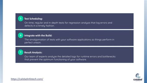 PPT QA Regression Testing Services Regression Testing Company Calidad Infotech PowerPoint