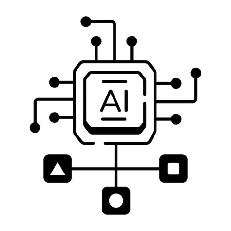 Premium Vector Artificial Intelligence Linear Ico