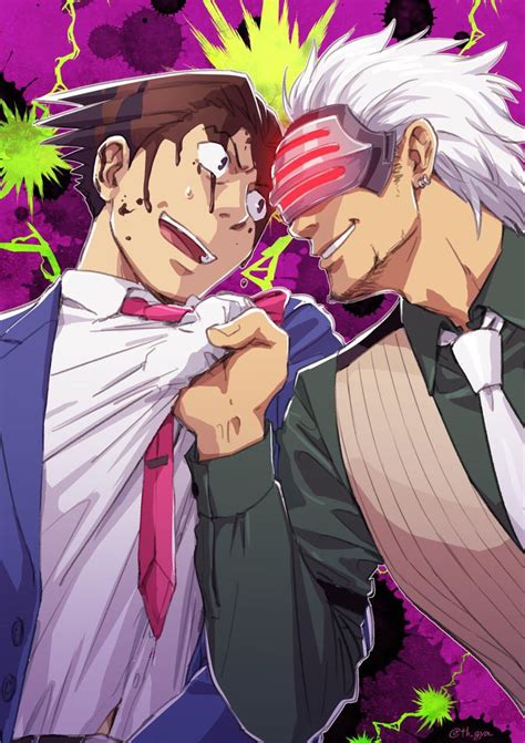 Phoenix Wright And Godot Ace Attorney And More Drawn By Taba Tb Gya Danbooru