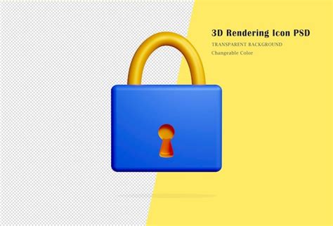 Premium Psd 3d Open Blue Padlock Unlocked Padlock Icon 3d Rendering