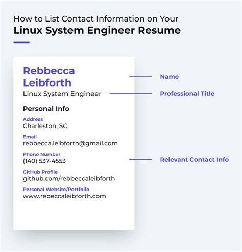 Linux System Engineer Resume Examples And Templates