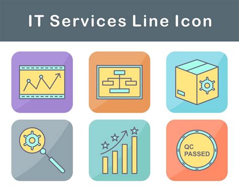 IT Services Vector Icon Set 20643941 Vector Art At Vecteezy
