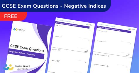 Negative Indices Exam Questions Gcse Maths [free]