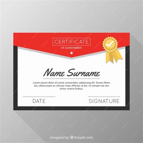 디플로마 폴더 모양 및 배지 무료 벡터