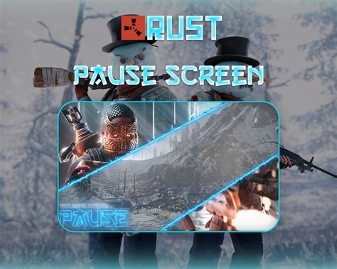 Rust Game Winter Twitch Overlay Rust Halloween Package Etsy