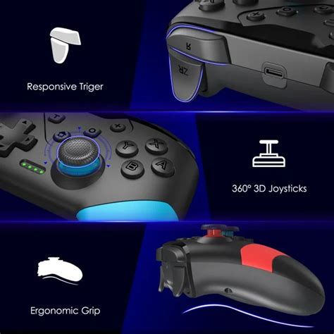 Beboncool Wireless Pro Controller For Nintendo Switch Switch Lite Oled Controllers