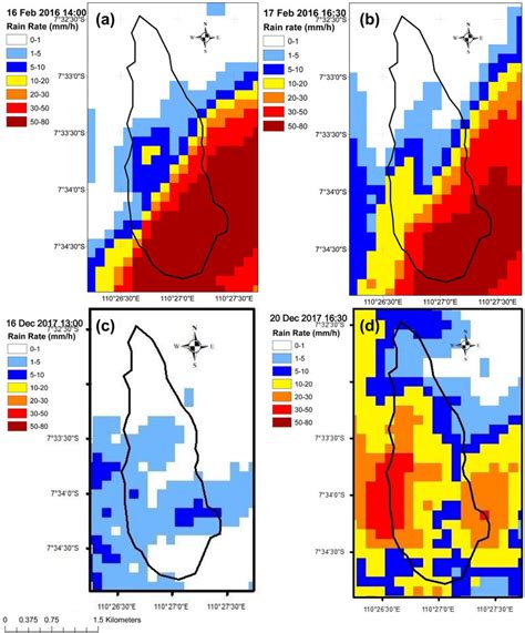 Rainfall Input Data For Model Testing Shown As Rainfall Intensity For Download Scientific