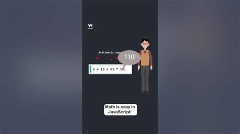 Javascript Syntax Part 3 Operators W3schools Javascript Programming Youtube