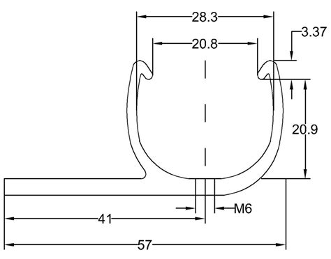 Surface Mounting Bracket C Tek Lean Solutions Inc