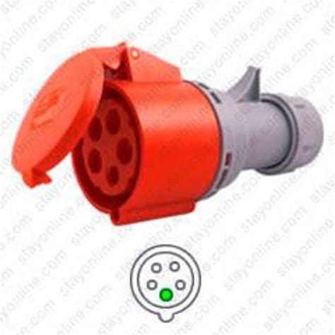 Ac Connector Iec 60309 532c6 Female Iec 309 Pin And Sleeve Ip44