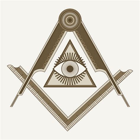 Masonic Freemasonry Emblem Icon Logo Vector Stock 3800 Masonic