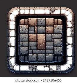 Text Box Videogame Ui Border Realistic AI Generated Image Shutterstock
