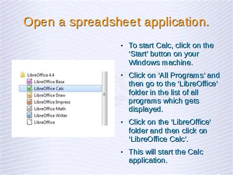 Working With Spreadsheets