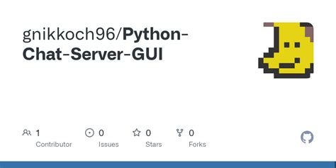 GitHub Gnikkoch Python Chat Server GUI