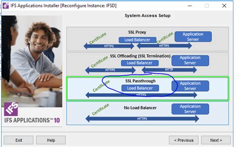 Unable To Click Ssl Passthrough Option On Reconfig Ifs Community