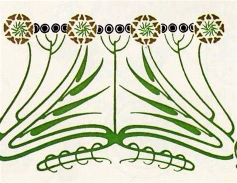 Art Nouveau Colour Stencil Tracy Stewart Pillarinos Art Nouveau